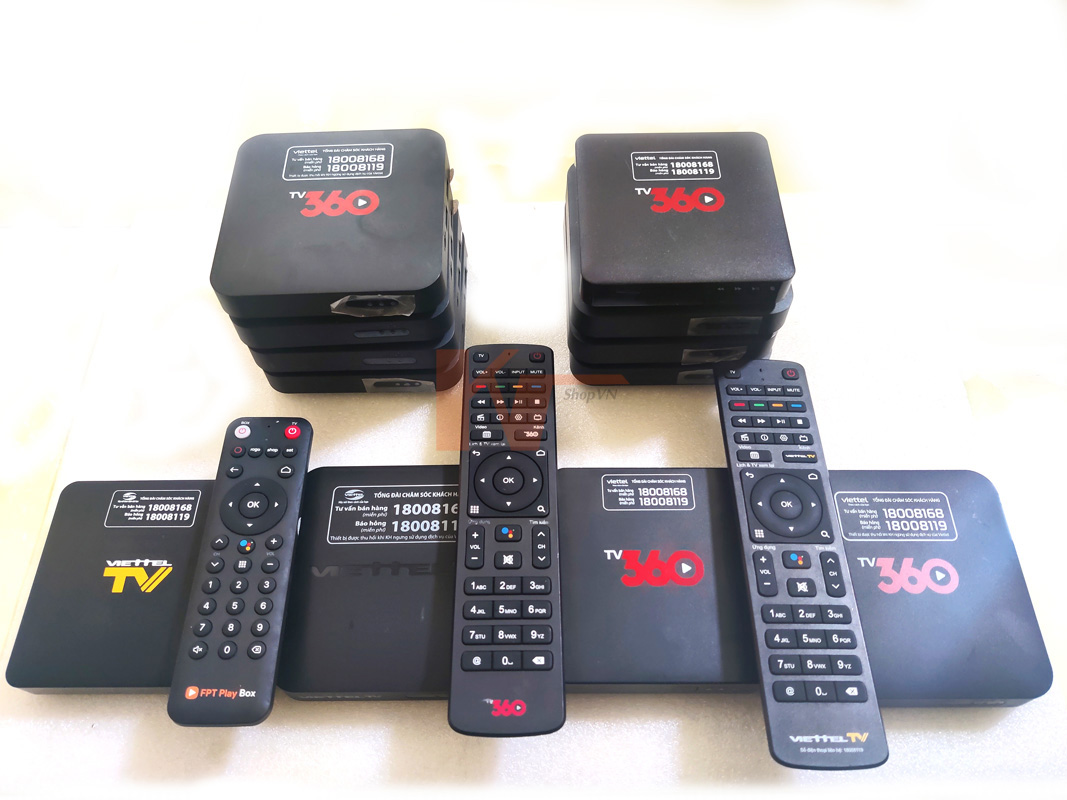 Android TV Box ViettelTV TV360 hàng qua sử dụng đủ phụ kiện xem truyền ...