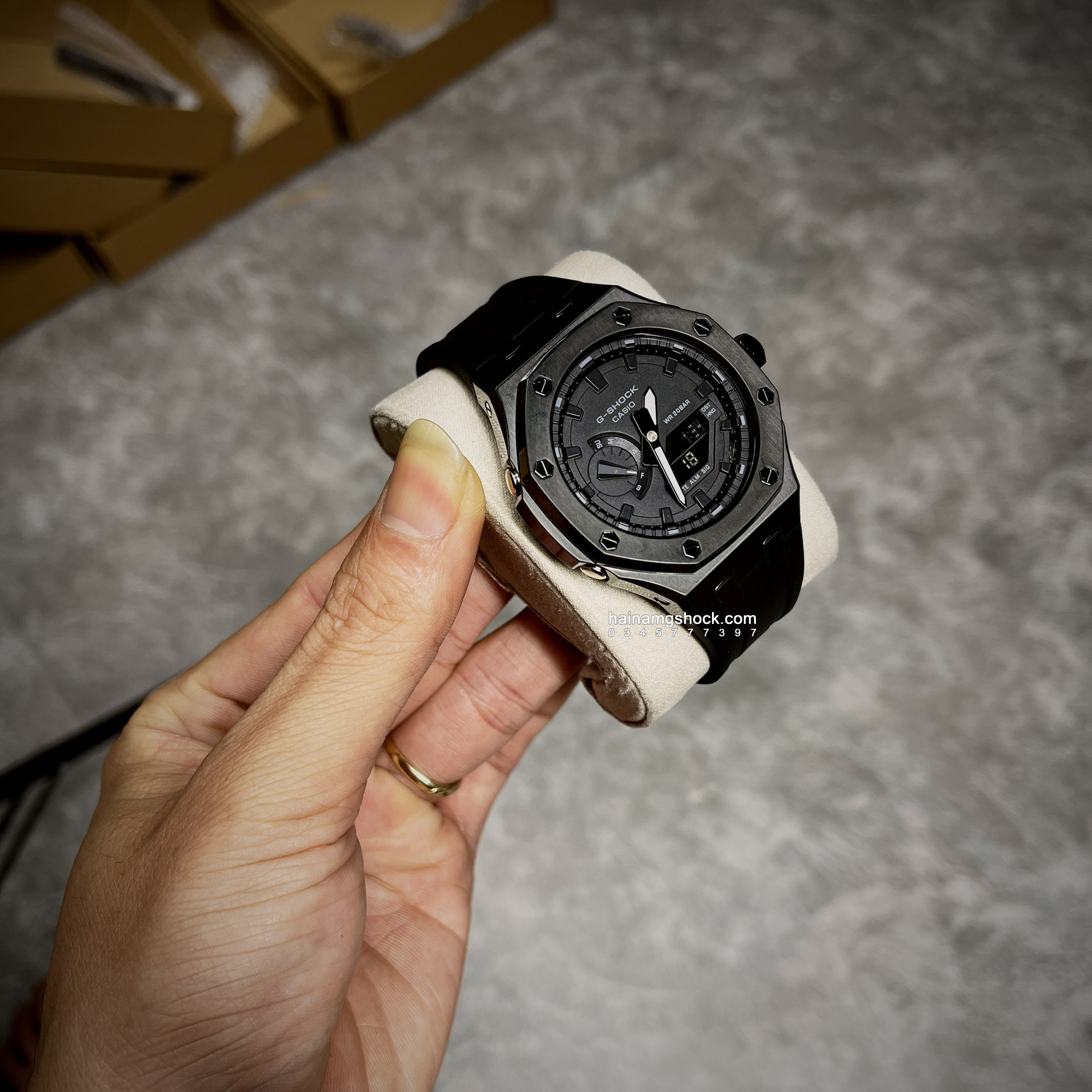 Đồng hồ nam G-SHOCK GA-2100-1A Custom Gen 5 Black Camouflage Steel ...