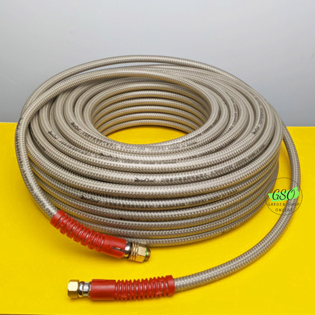 Dây Rửa Xe Áp Lực Cao RHINONE 8.5mm dài 50M 20M 15M 10M dây phun thuốc dây phụt rửa áp lực ...