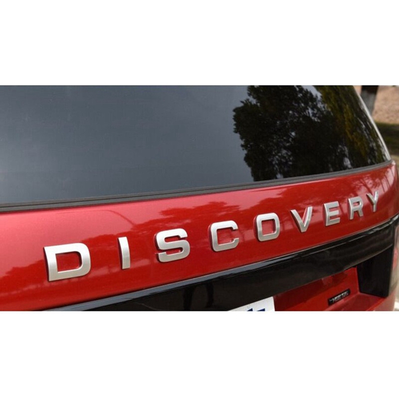 【Ready Stock&COD】18X 3D Matte Slive Letter DISCOVERY Car Rear Front ...