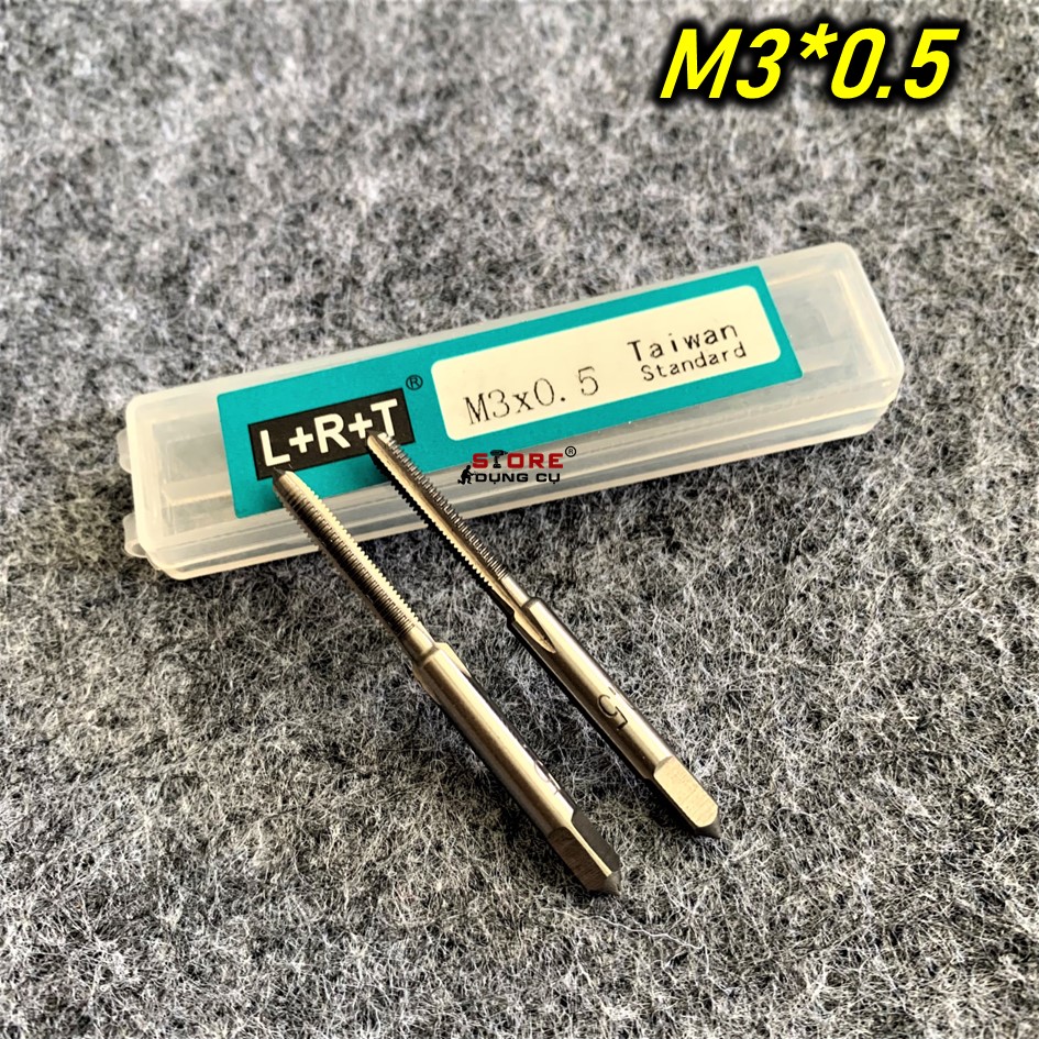 M3-M24 Bộ 2 mũi taro L+R+T, mũi taro tạo ren trong đủ kích thước, taọ ...
