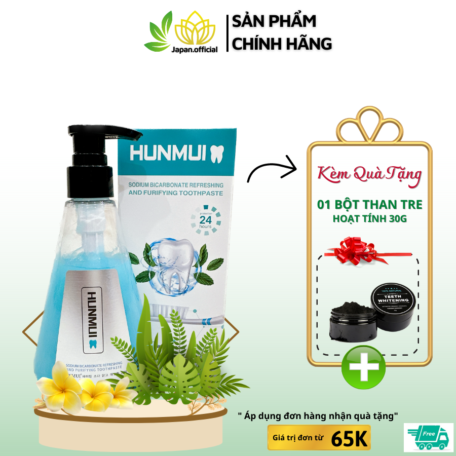 Kem Đánh Răng Tẩy Trắng HUNMUI (210g) - Chính Hãng | Lazada.vn