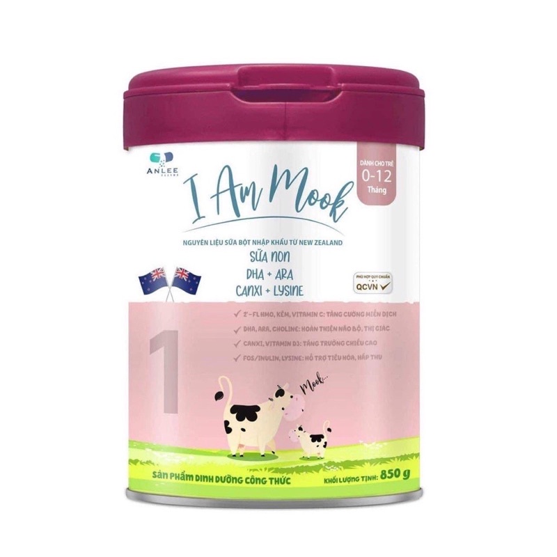 Sữa I AM MOOK SỐ 1 Lon 850g (Cho Bé Từ 0-12 Tháng Tuổi) - MixASale