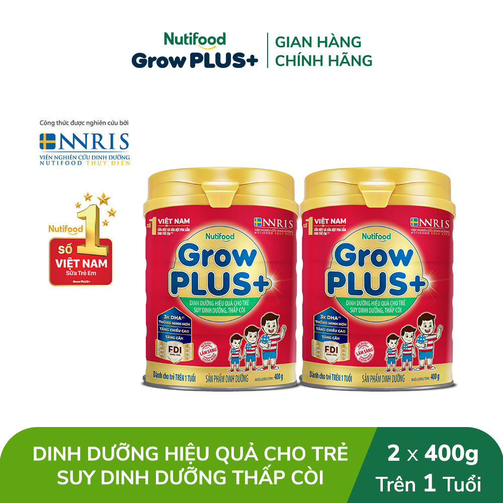Tặng 1 quà 4 lon Nutifood Growplus Xanh 1.5kg tặng combo vui hè - MixASale