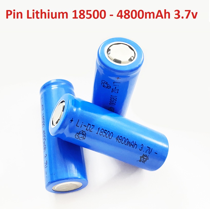 Pin 18500 - 3800mAh 3.7v - Lithium Ion, pin sạc nhiều lần (1 viên) cho ...