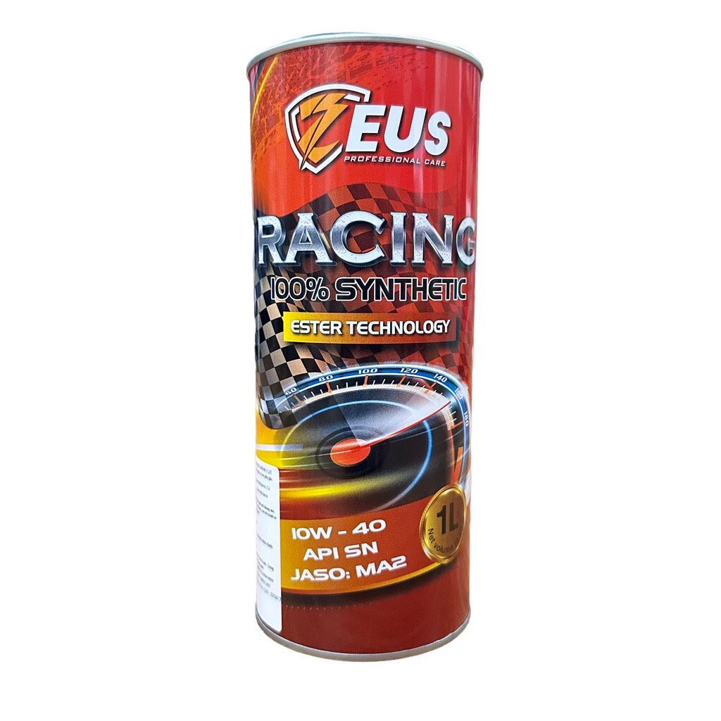 Nhớt Zeus Racing 10w40 Ester MA2 Full Tổng Hợp Sử Dụng 2000 - 2500km ...