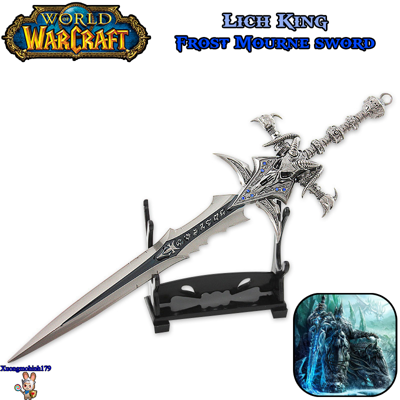 Mô hình sưu tầm Warcraft Lich king Frostmourne Sword kiếm kim loại 22cm | Lazada.vn