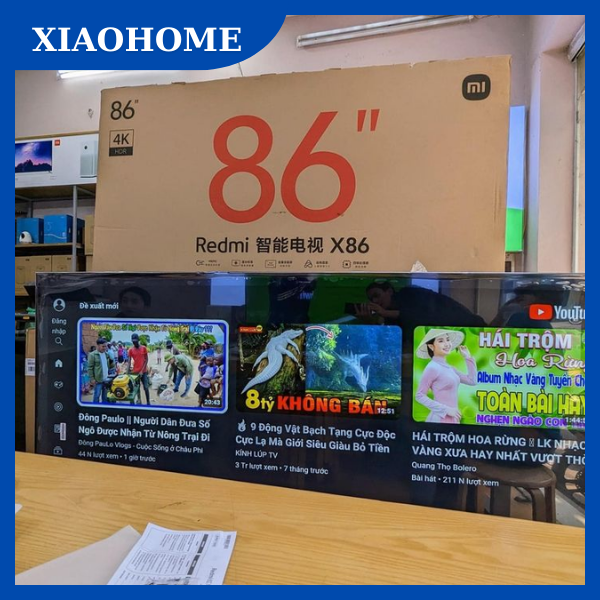 Tivi Xiaomi REDMI X86 86inches Giá Rẻ 4k HDR - XIAOHOME - MixASale