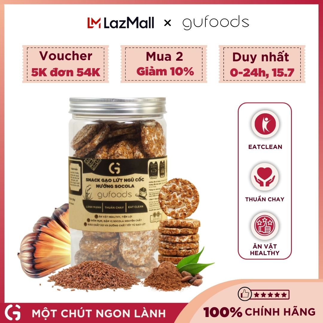 Combo 2 Hũ Bánh Biscotti nguyên cám thuần chay GUfoods (mỗi hũ 300g ...