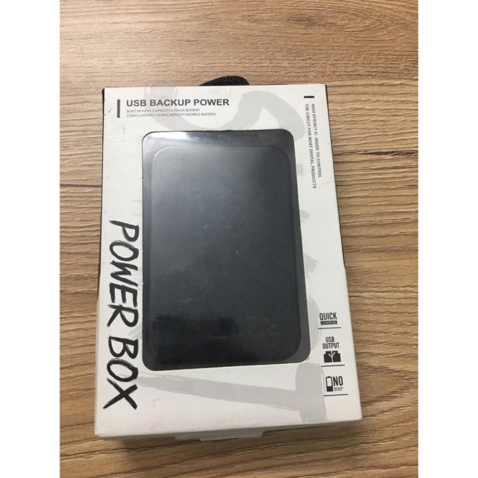 ㍿⊙ Pin sạc dự phòng smart Power Box 10000mah mặt kính hiển thị pin rõ ...