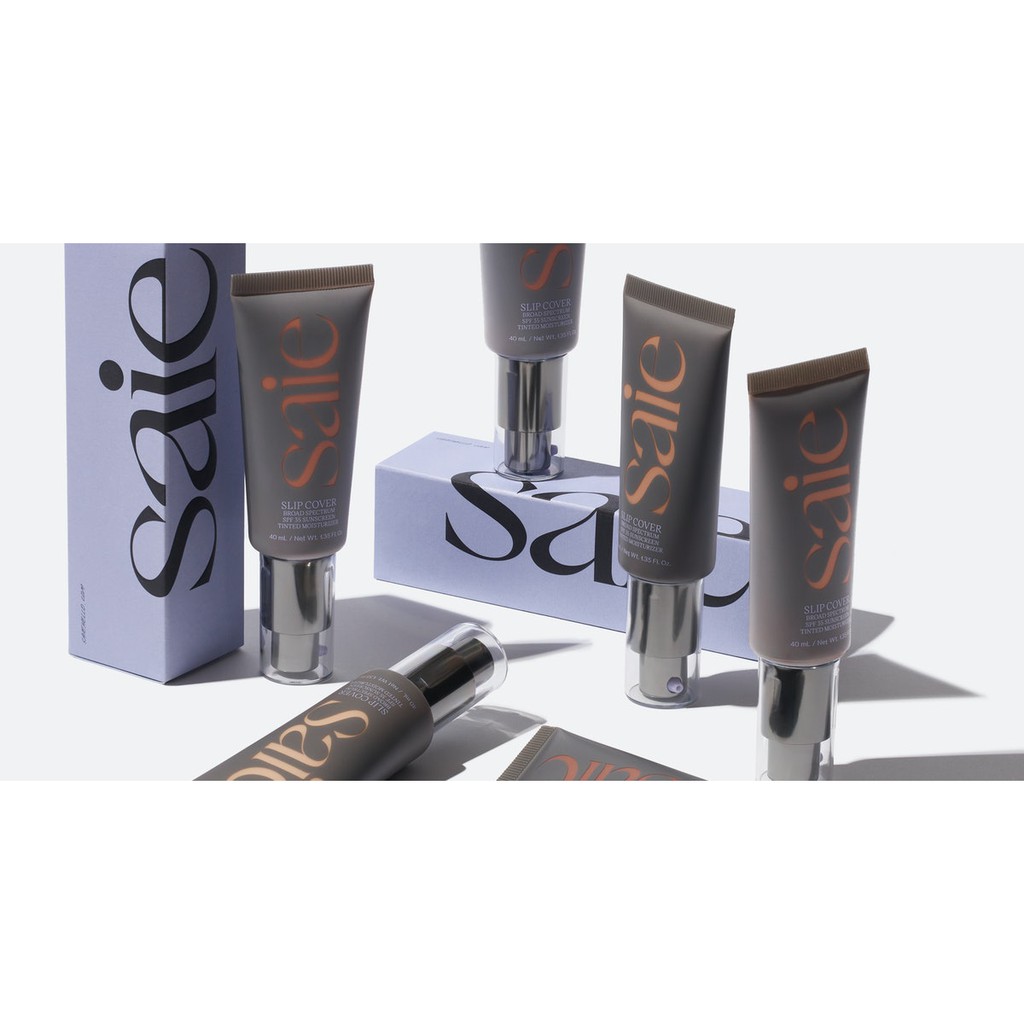 Saie - Kem nền dưỡng ẩm có chống nắng Saie Slip Tint Dewy Tinted ...