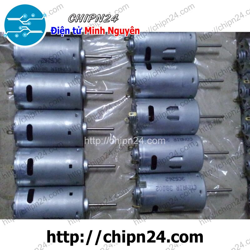 [1 CÁI] (E133) Động cơ 395 RS395 6V-24V trục 2.3mm - MixASale