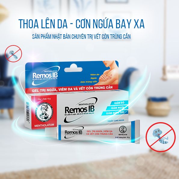 REMOS IB bôi ngứa, viêm da và vết côn trùng cắn | Lazada.vn