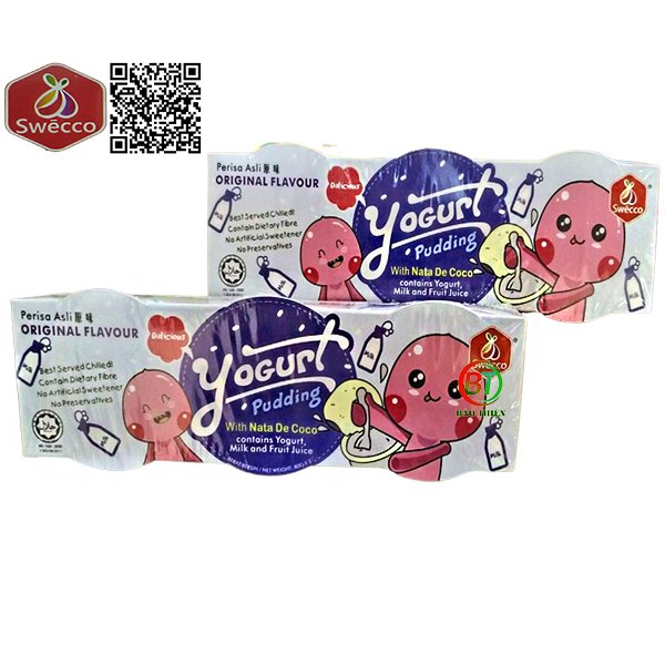 Thạch Pudding Yogurt lốc 240g (80g x 3 hộp) - MixASale