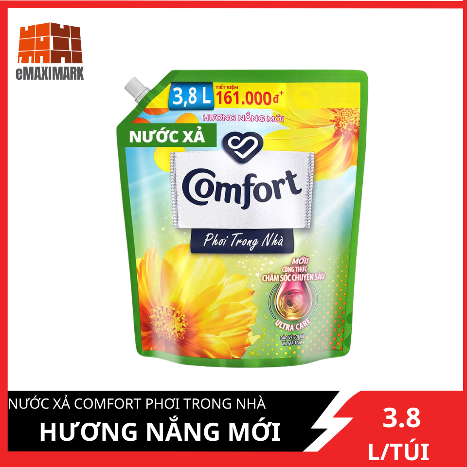 Nước Xả Comfort Phơi Trong Nhà Hương Nắng Mới 3.8L - MixASale