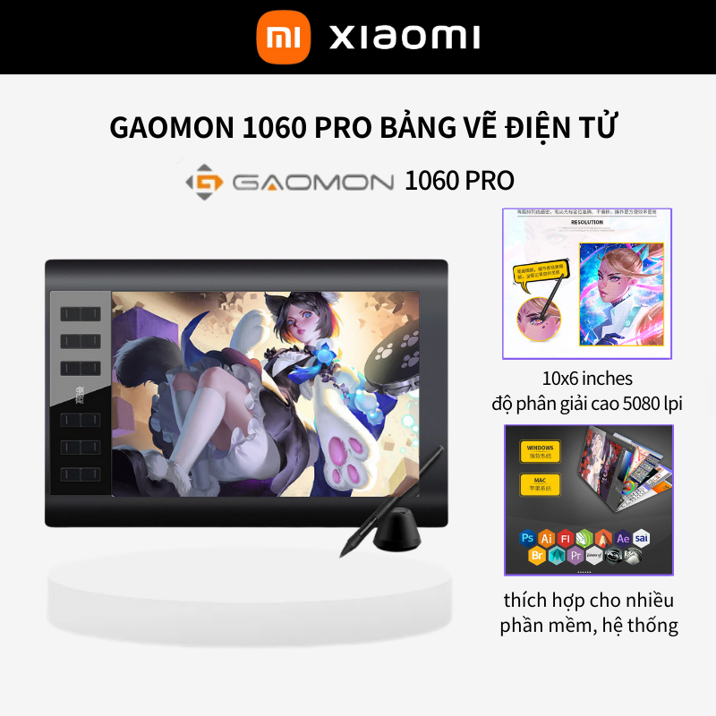 HÀNG CHÍNH HÃNG Bảng vẽ điện tử Gaomon 1060Pro Vinsa 1060 Plus - 106 ...