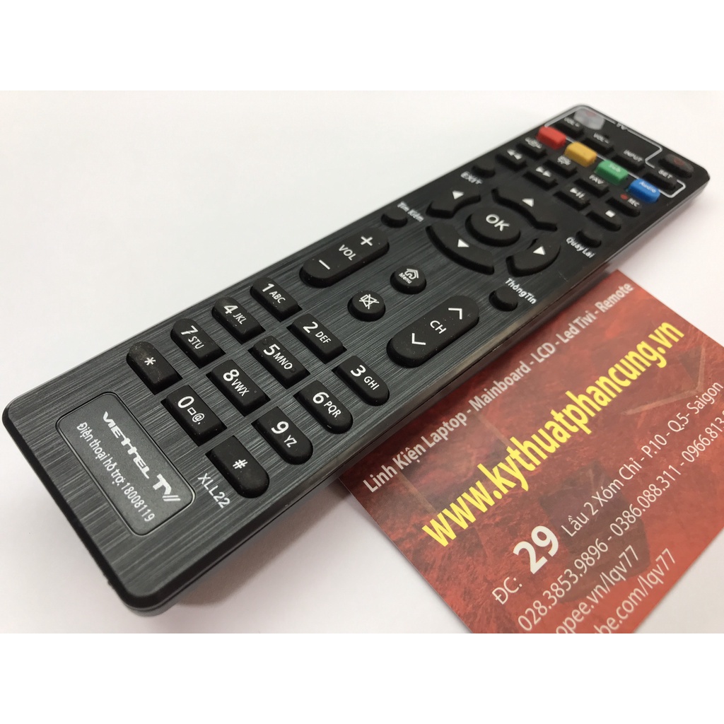 Viettel box nhỏ - Remote điều khiển Set Top Box Tivi Viettel mẫu mới ...