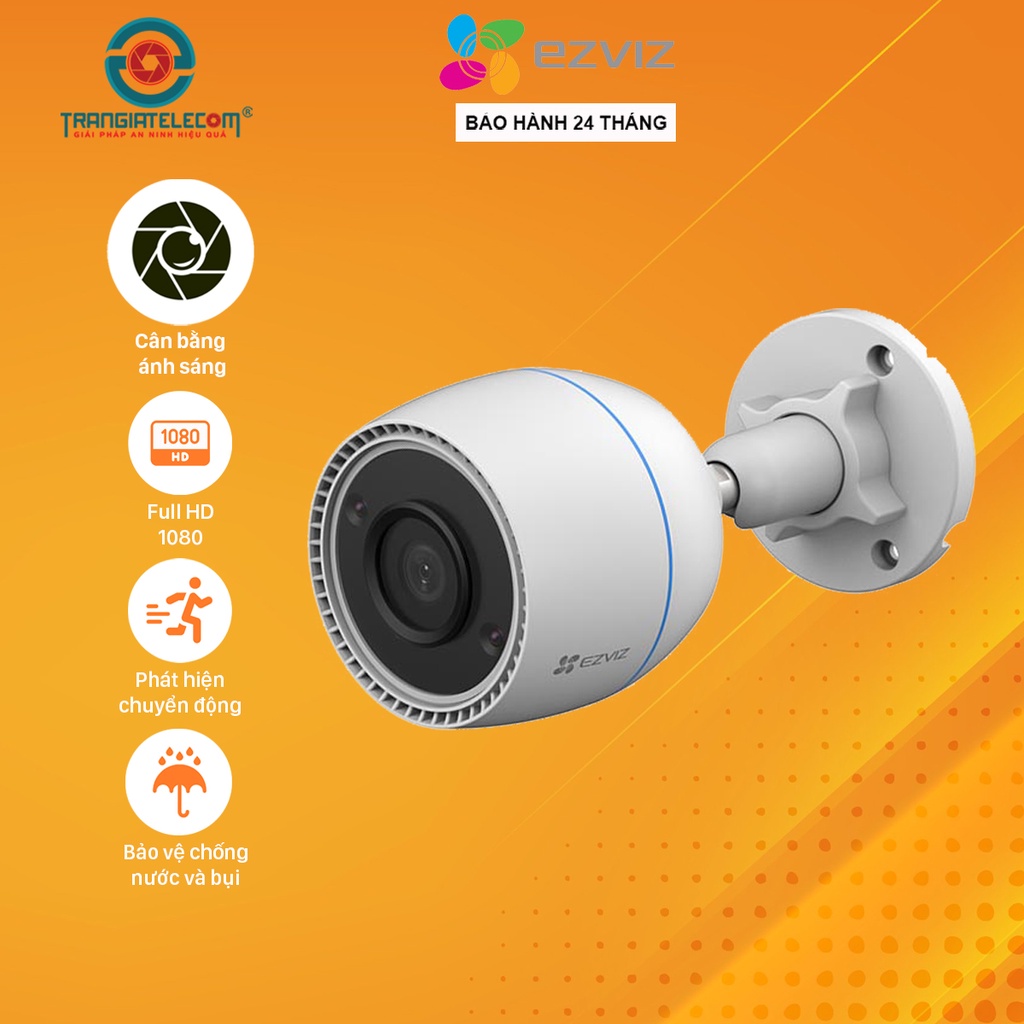Camera wifi ngoài trời EZVIZ C3TN 3M -phát hiện chuyển động -đàm thoại ...