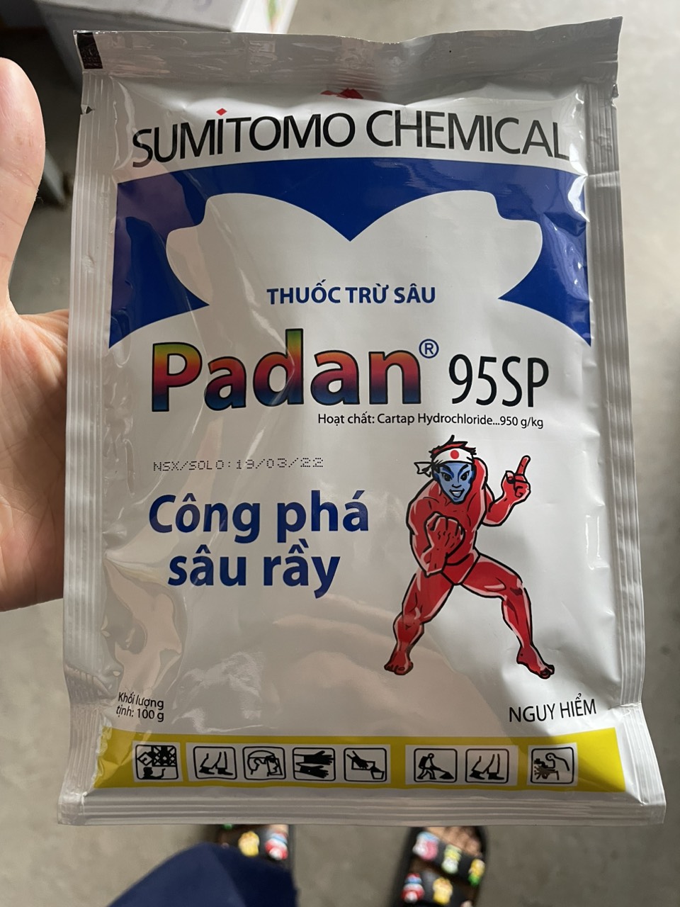 Thuốc trừ sâu đục thân, rầy nâu Padan 95SP 100gr | Lazada.vn