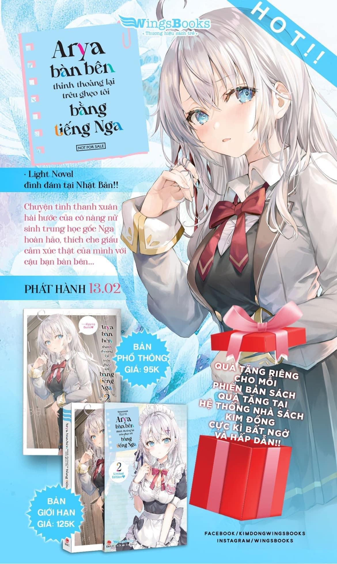 Truyện - Arya Bàn Bên Thỉnh Thoảng Lại Trêu Ghẹo Tôi Bằng Tiếng Nga – Tập 1 2 3 (Bản BOXSET ...