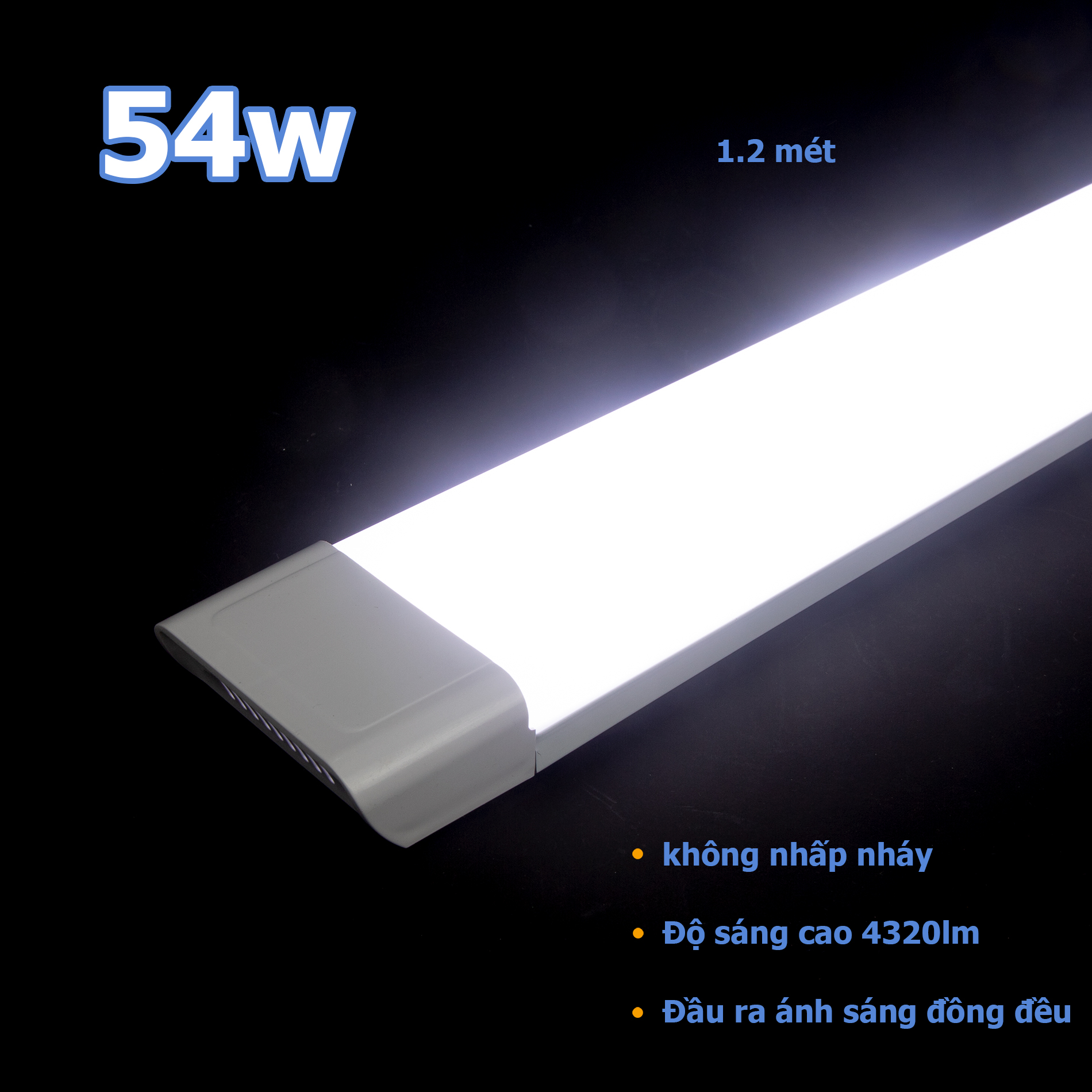 Đèn Led bán nguyệt 60cm/1.2m 30w 45w 54w 60W siêu sáng tiết kiệm điện ...