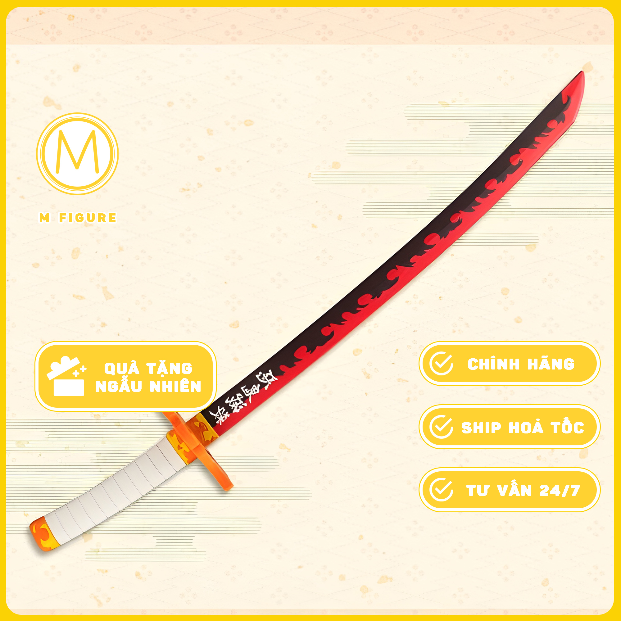 MÔ HÌNH KATANA CỦA RENGOKU - Kimetsu no Yaiba - Rengoku Kyouro - NICHIRIN SWORD | Lazada.vn