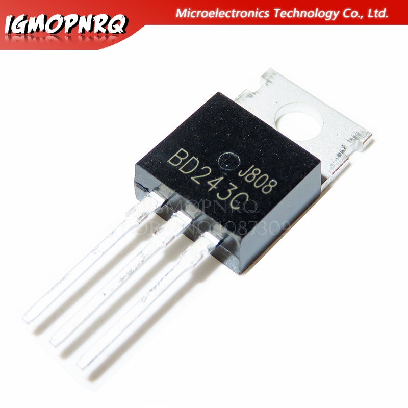 10pcs BD241C BD243C BD244C BD241 BD243 BD244 TO220 Bipolar Transistors ...