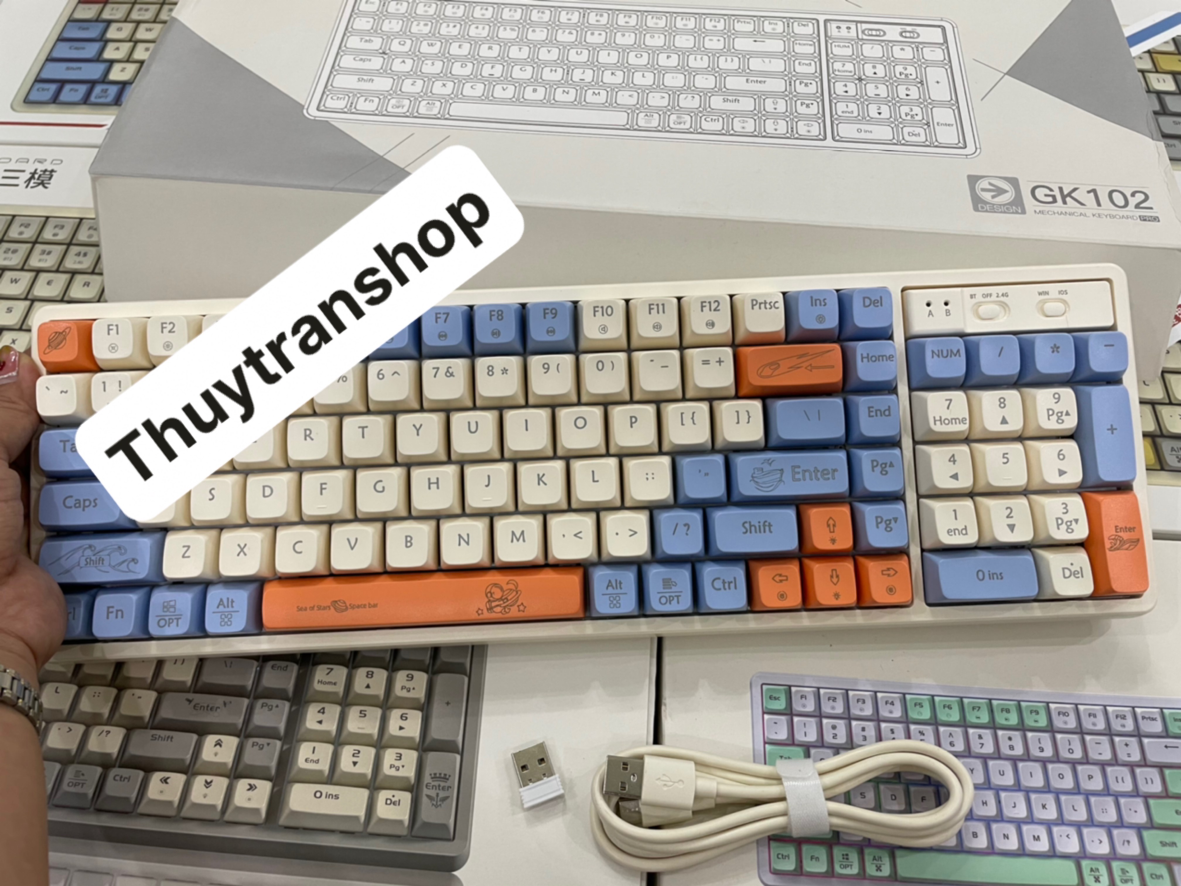 Bàn phím cơ LANGTU LT84 PRO - MixASale