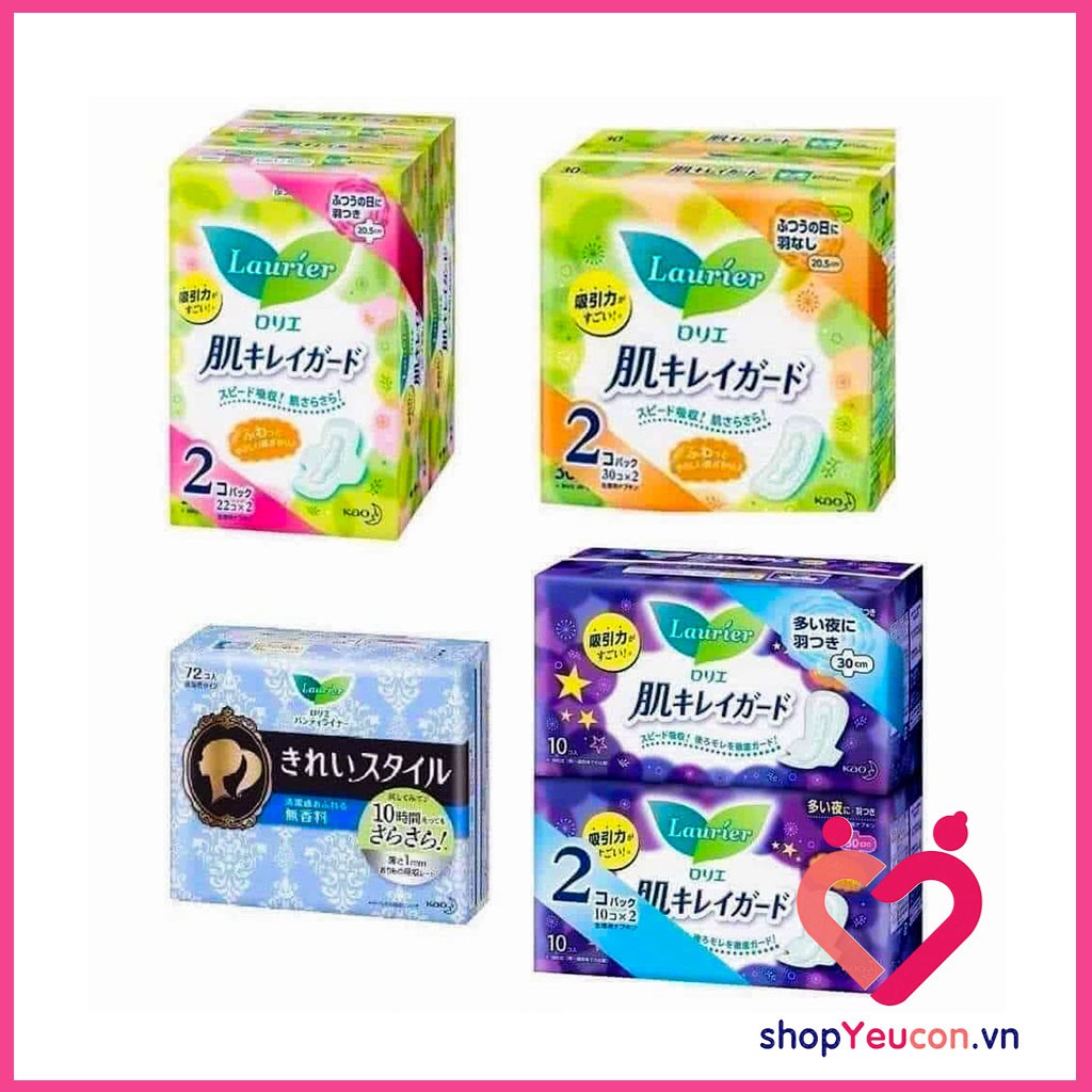 SÉT 12 GÓI BĂNG VỆ SINH LAURIER THÁI LAN NGÀY - MixASale