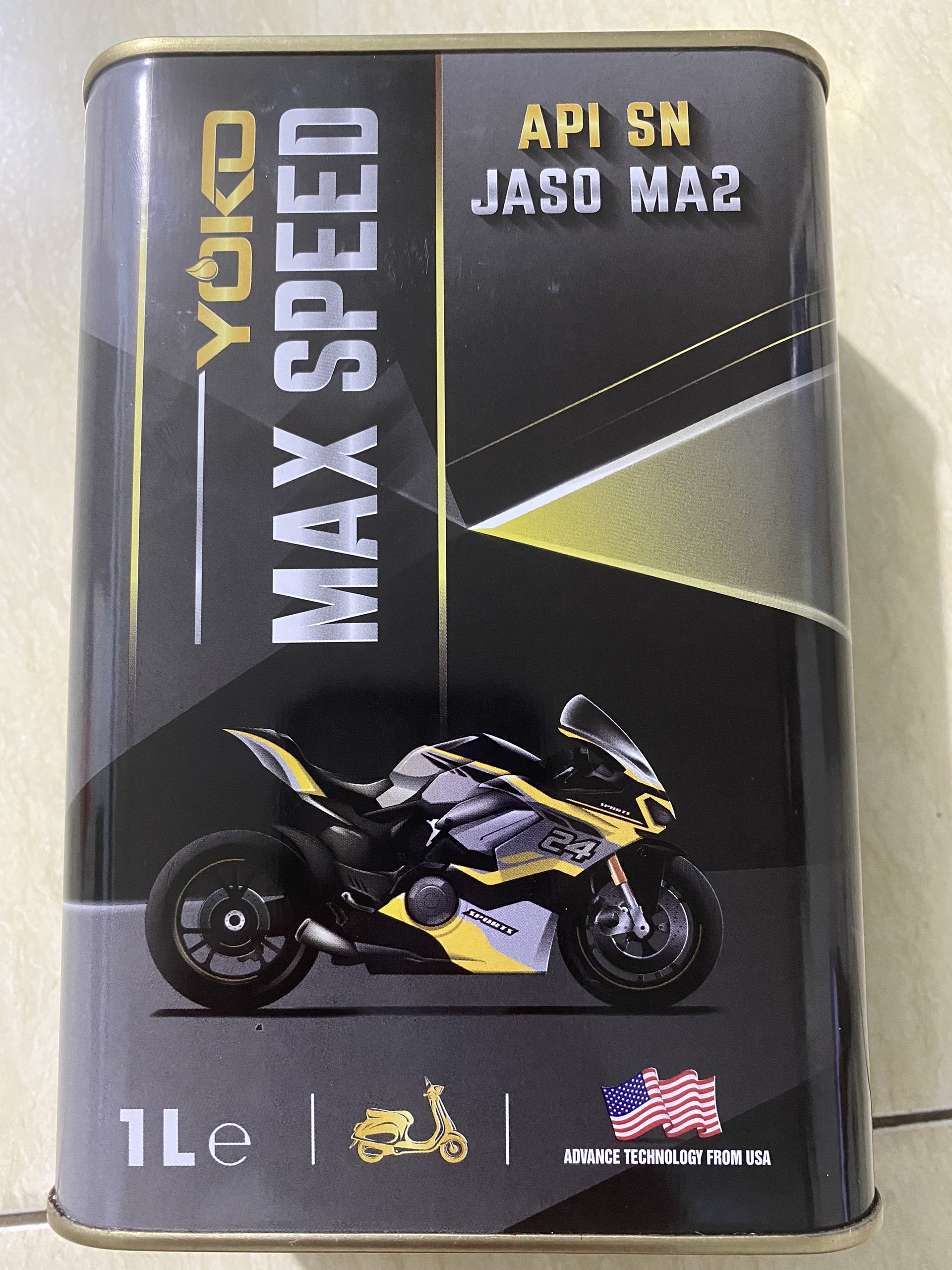 Yoko MAX SPEED API SN, JASO MA2 (1L) | Lazada.vn