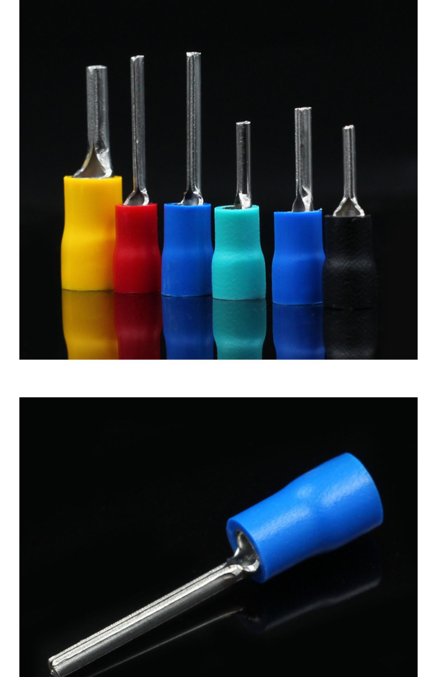 cos kim đặc combo 100c, đầu cos pin tròn đặc,đầu cốt kim bấm nối dây ...