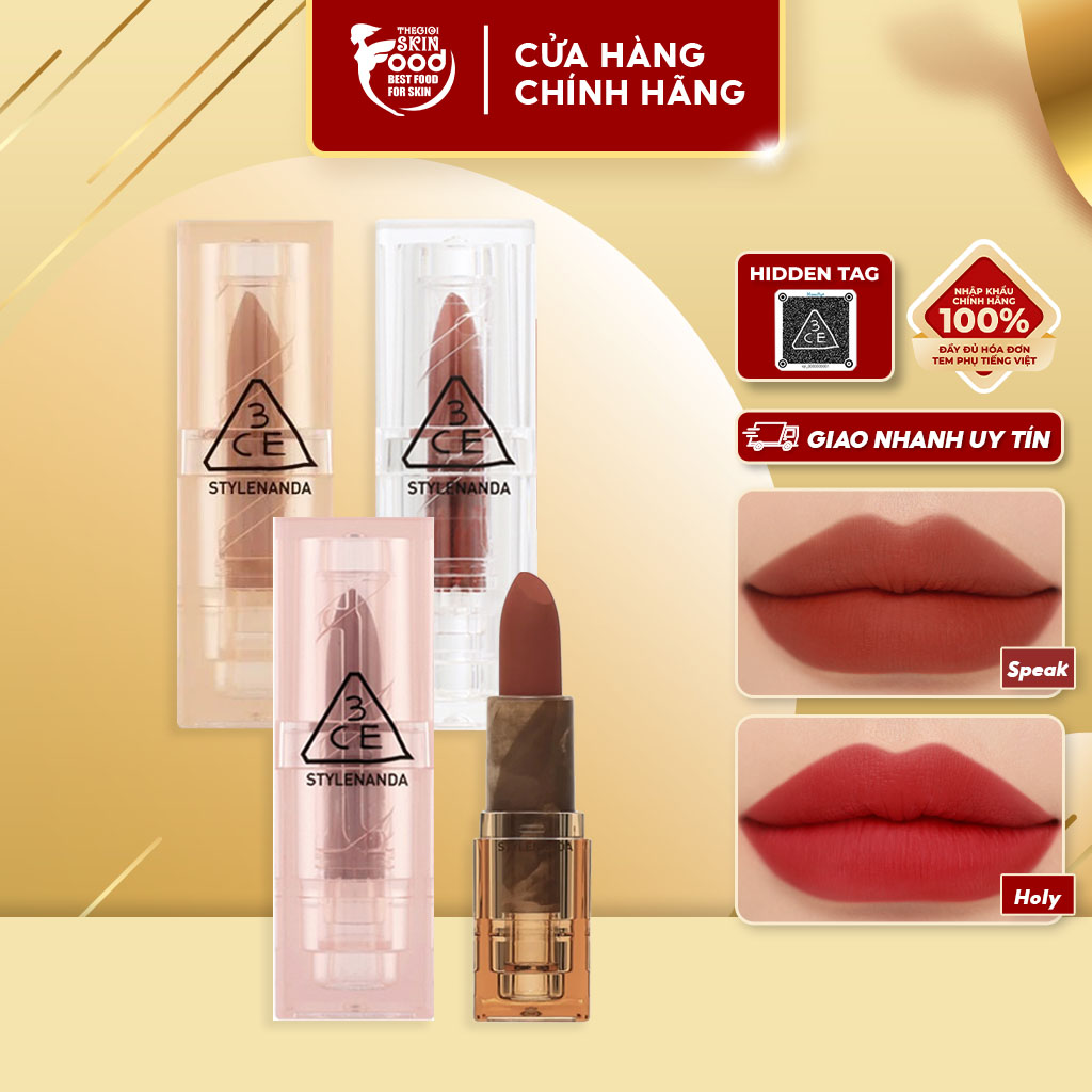 PHIÊN BẢN GIỚI HẠN - NEW Son Thỏi Lì Lên Màu Chuẩn 3CE Soft Matte ...