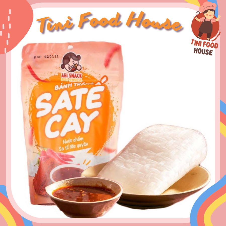 Abi Snack Bánh Tráng Sate Cay Vị Sốt Độc Quyền | Lazada.vn