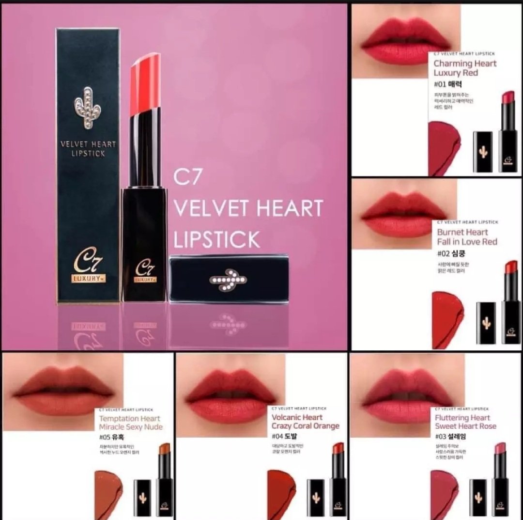 [HCM]SON LÌ CAO CẤP HÀN QUỐC - C7 LUXURY. Son Siêu Lì Tế Bào Gốc Hàn Quốc Cao Cấp. | Lazada.vn