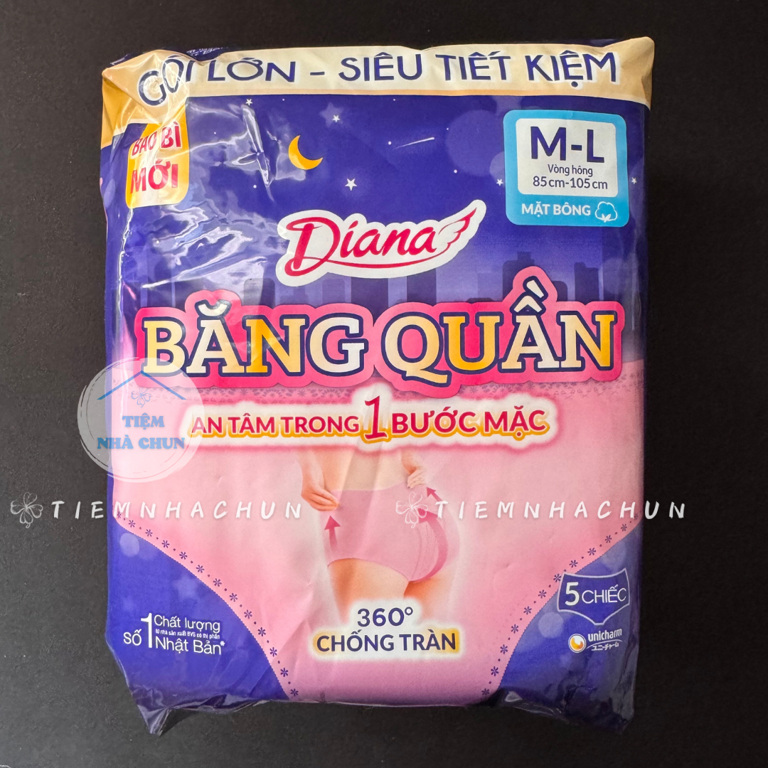 CHE TÊN SP - Băng Quần Diana - Băng Vệ Sinh Diana Sensi Ban Đêm Dạng ...