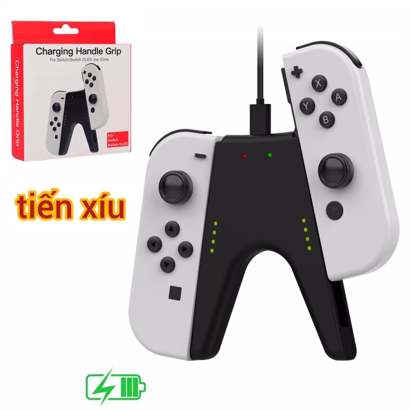 Strap Charging Grip Nintendo Switch Joycon hãng Dobe kết nối 2 tay cầm ...