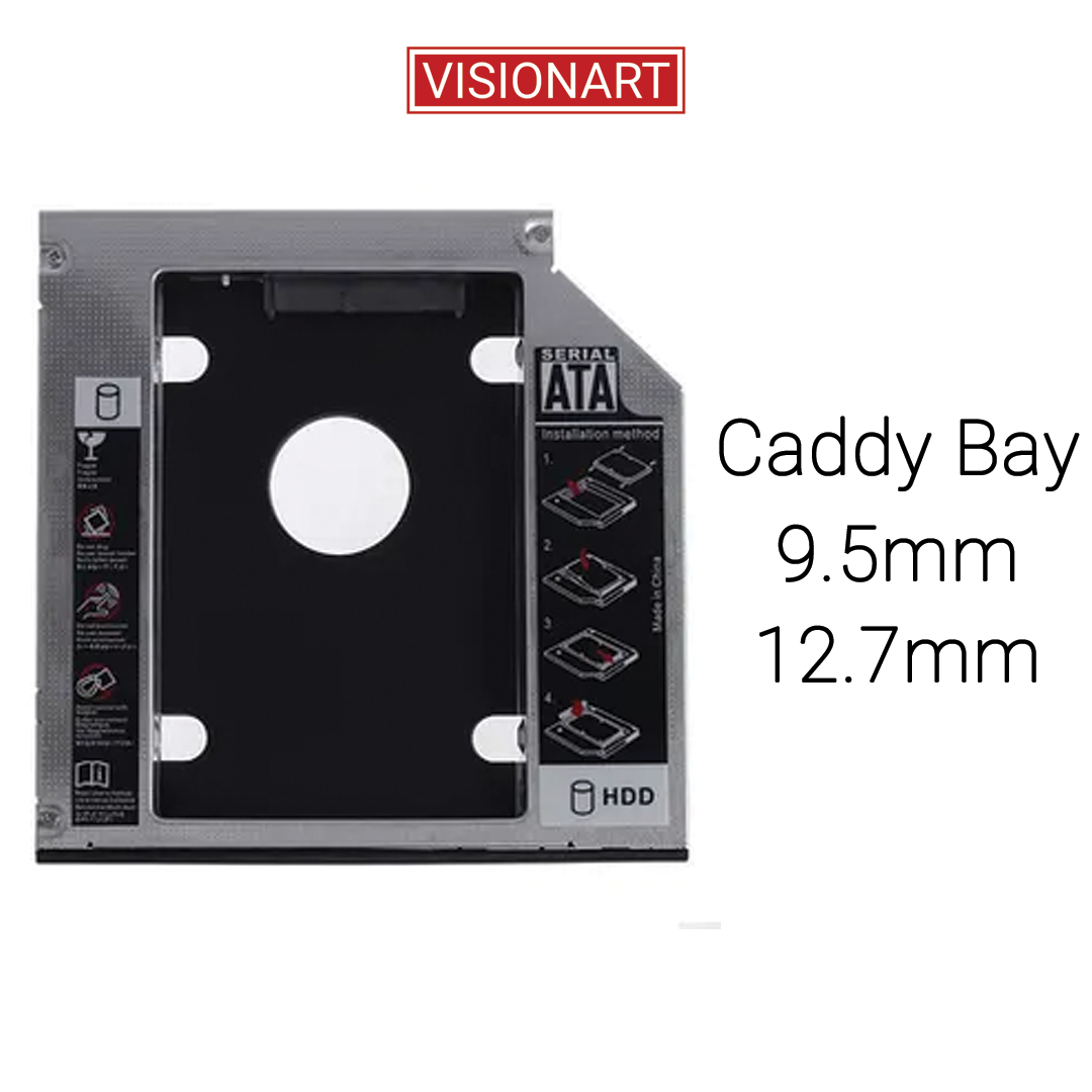 Khay đựng ổ cứng Caddy bay HDDSSD - Kích thước 2.5 - Chất liệu Nhôm ...