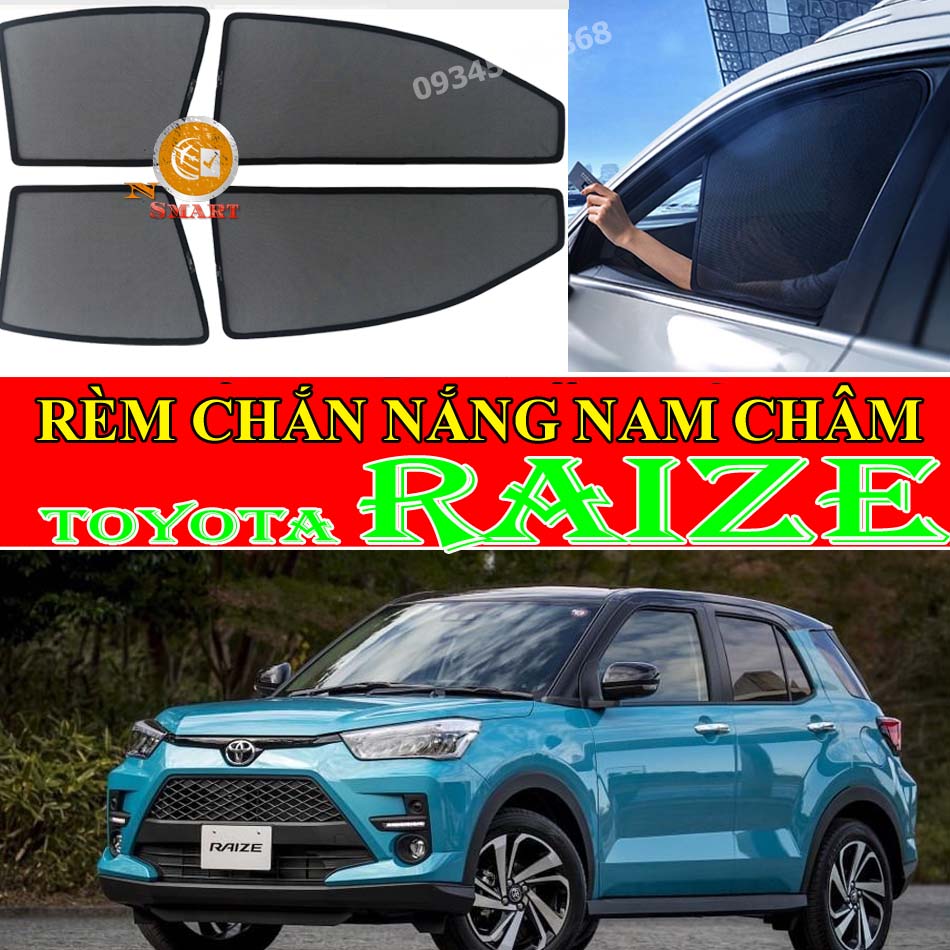 Rèm Che Nắng Toyota Raize 2021, 2022, 2023 Hút Nam Châm Bộ 4 Tấm Loại 1 ...