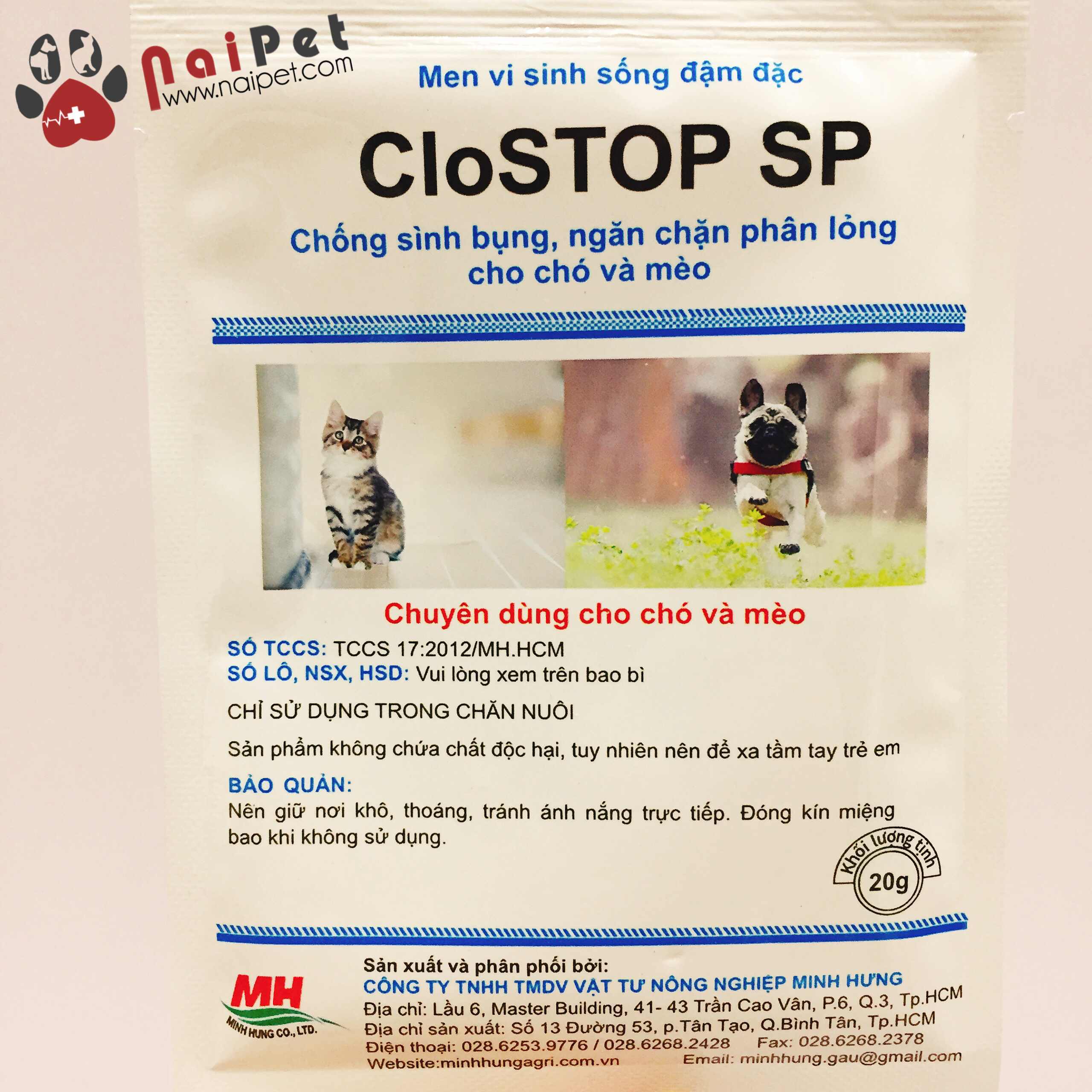 Men Vi Sinh Kích Thích Tiêu Hoá Phân Khô Giảm Mùi Hôi Clostop SP 20g ...