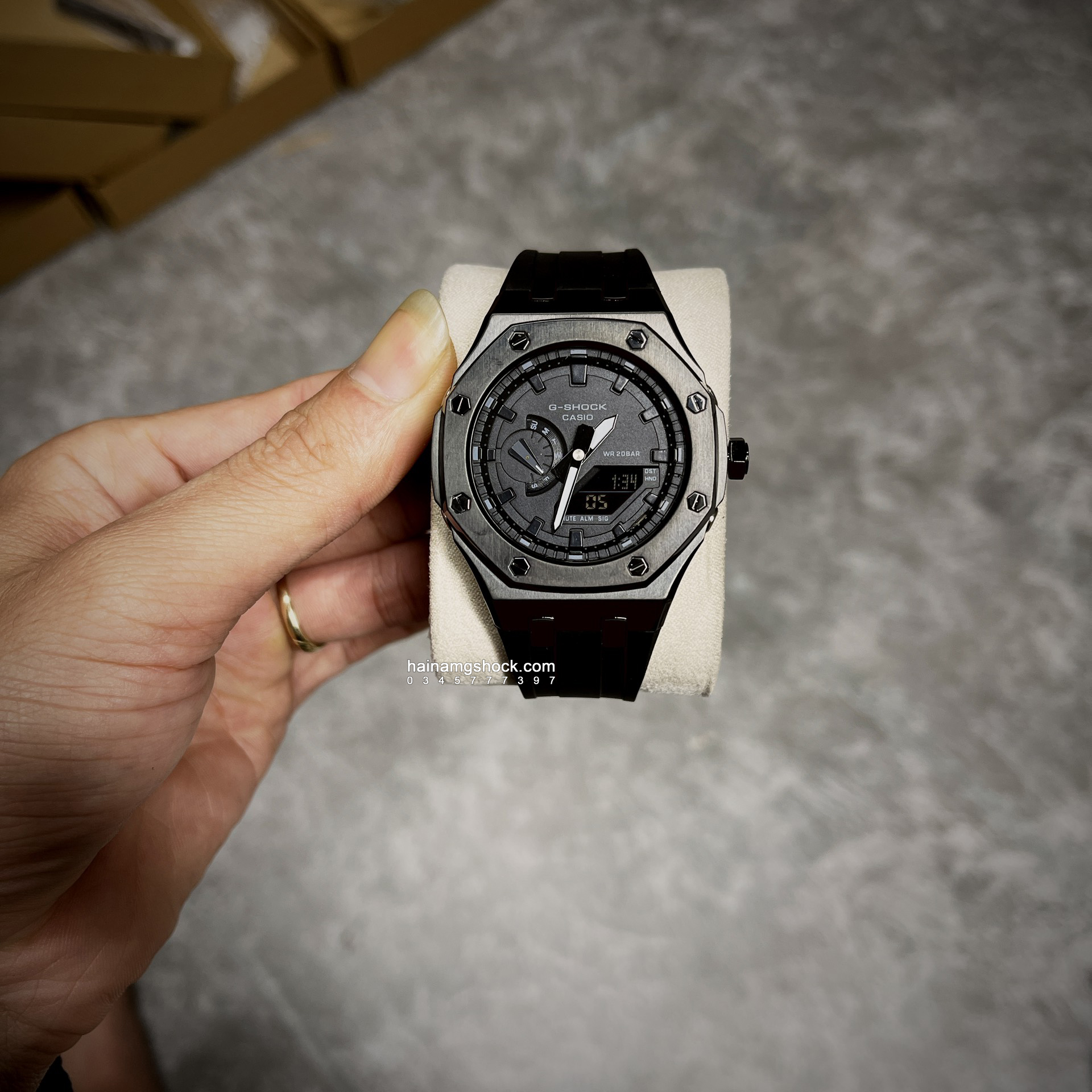 Đồng hồ nam G-SHOCK GA-2100-1A Custom Gen 5 Black Camouflage Steel Shell GA 2100 Custom Gen 5 GA ...
