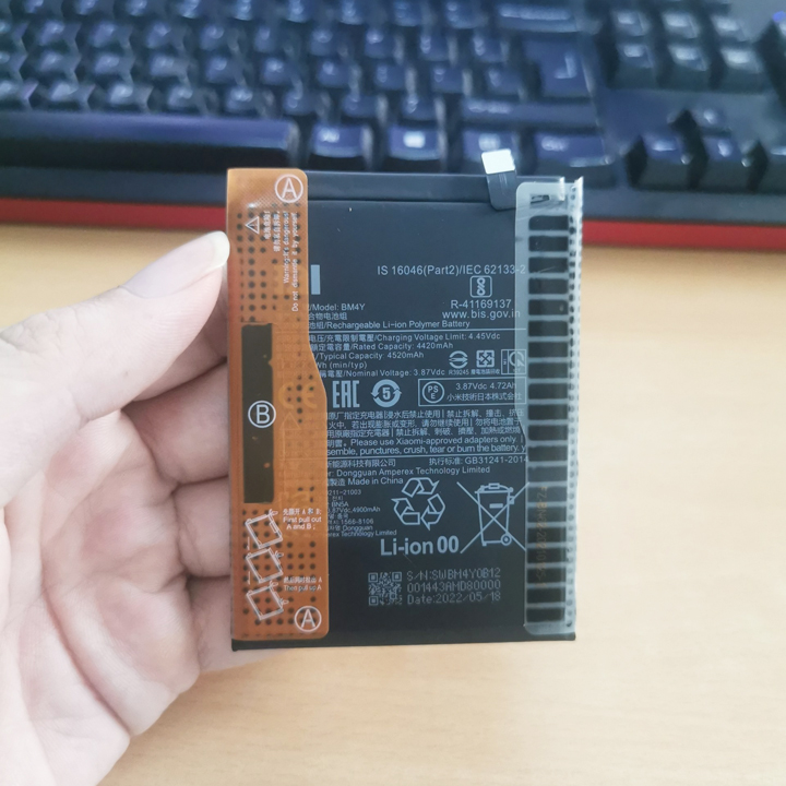 Pin xiaomi poco f3 chính hãng, thay pin điện thoại poco f3 chất lượng ...