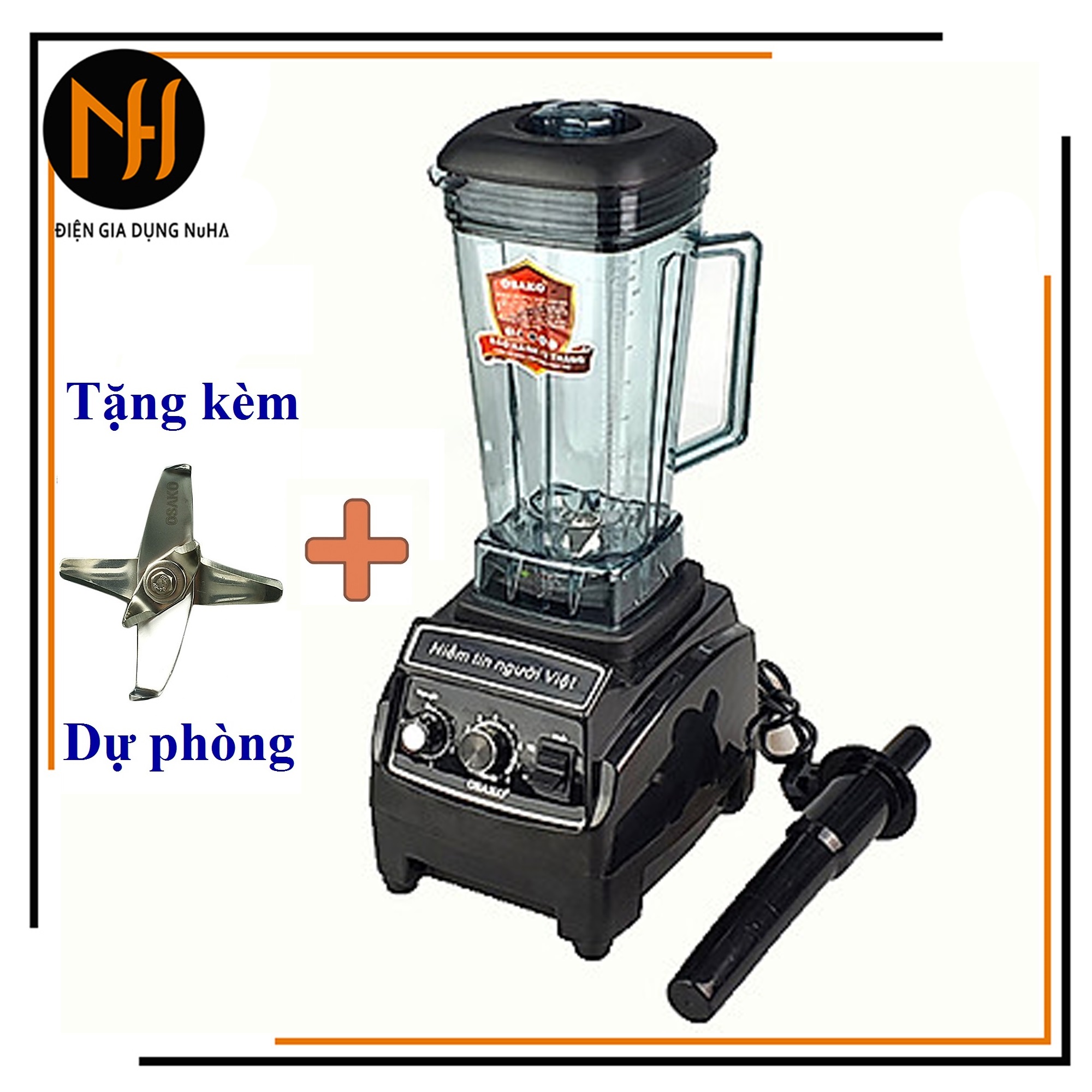 Máy Xay Sinh Tố Công Nghiệp 1800W Osako OS-1800 Đa Năng Xay Được Đá Và ...