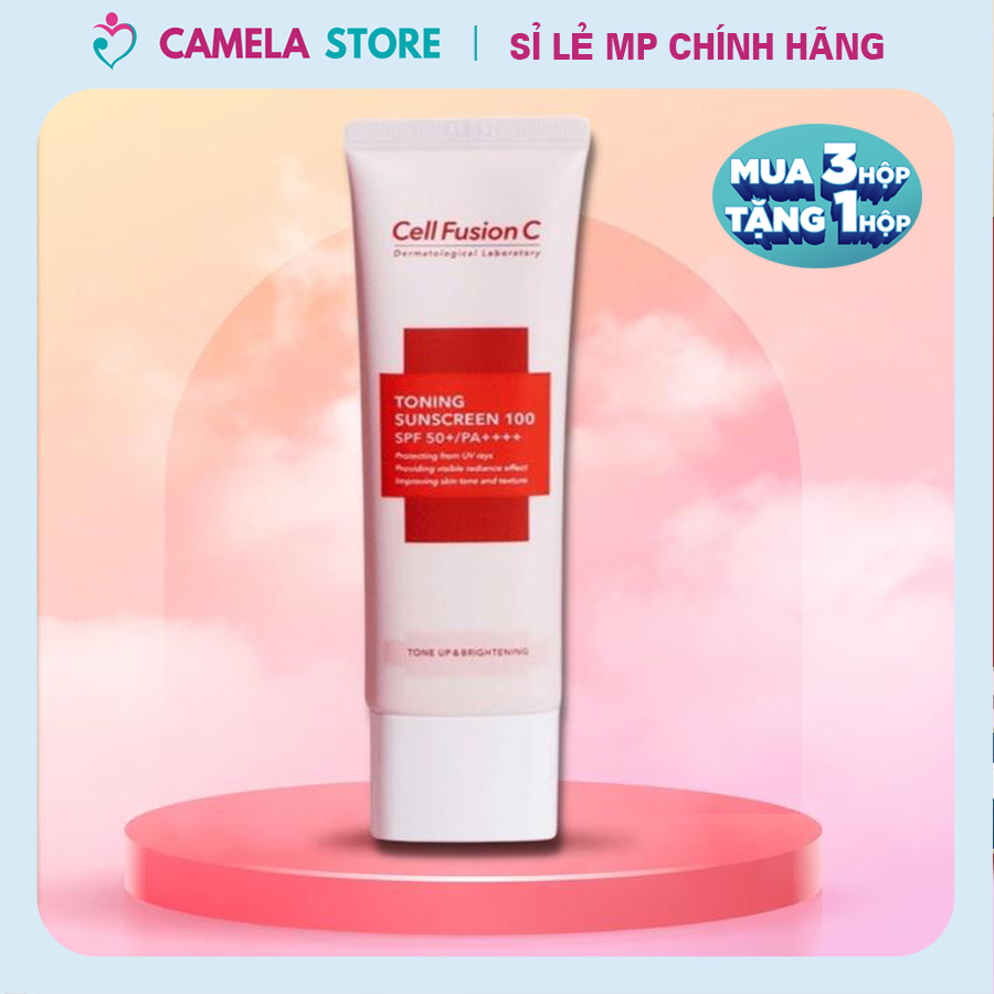 Kem Chống Nắng Dưỡng Trắng Nâng Tone Cell Fusion C Toning Sunscreen 100 ...