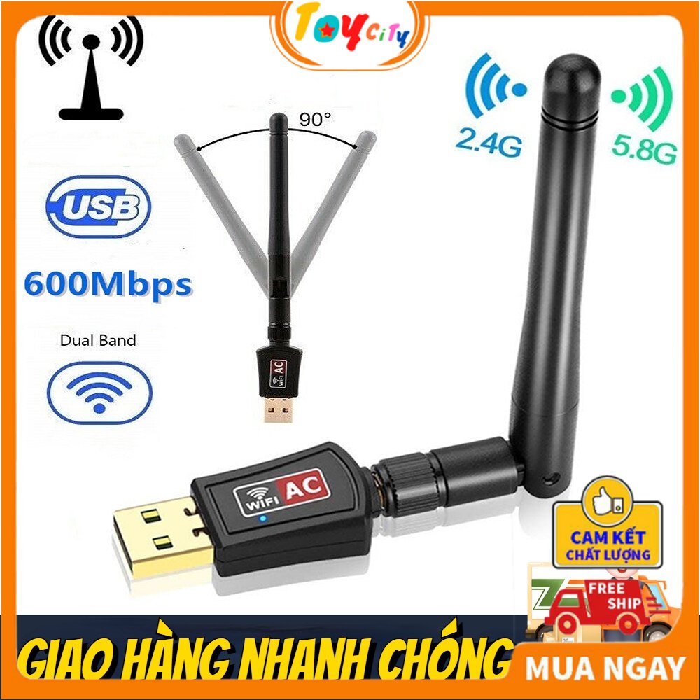 ƯU ĐÃI GIÁ SỐC Đầu thu Wifi không dây USB 2.0 card mạng Lan MT7601 ...