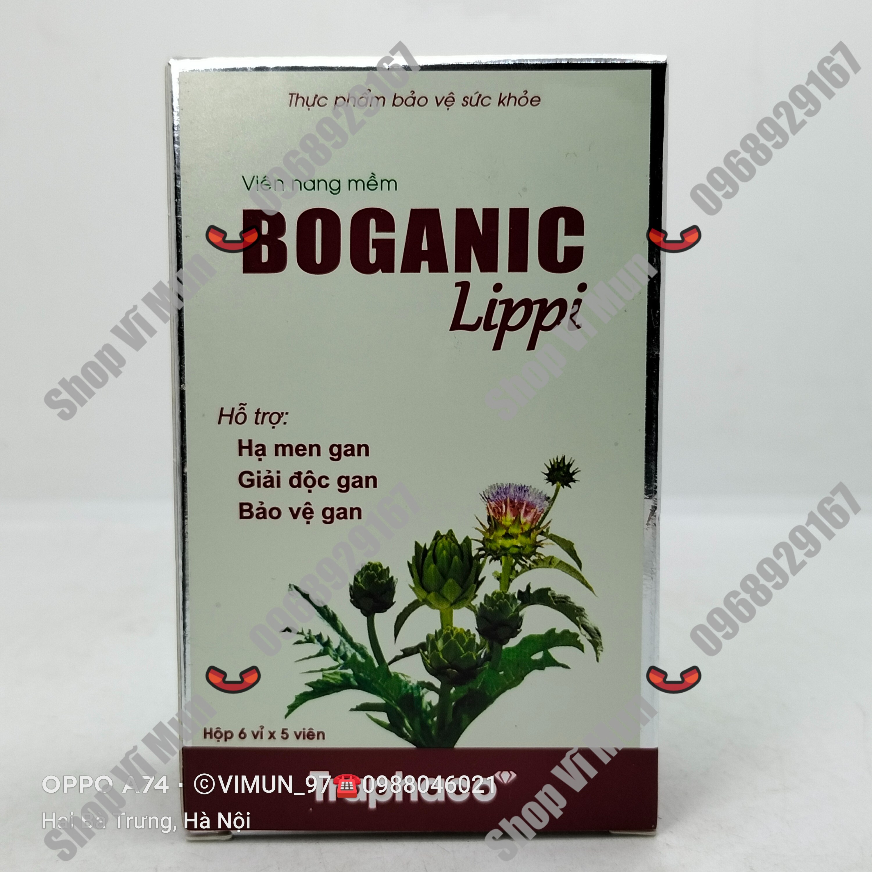 Viên nang mềm Boganic Lippi chuyên biệt cho người men gan cao hộp 30 ...