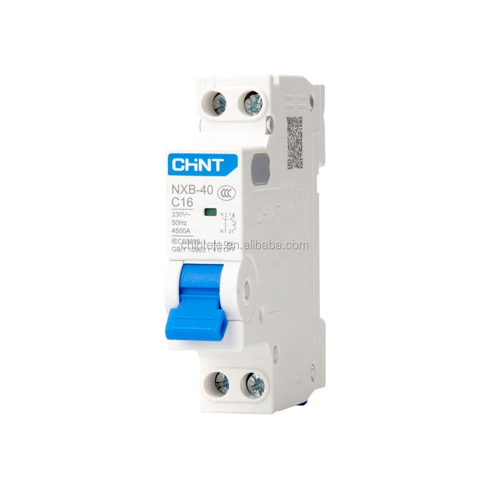 Cầu Dao Tự Động CHINT 1 Pha NCH8, CB CHINT 1 Pha 6A 220V NXB-63, Aptomat CHINT Chống Ngắn mạch ...