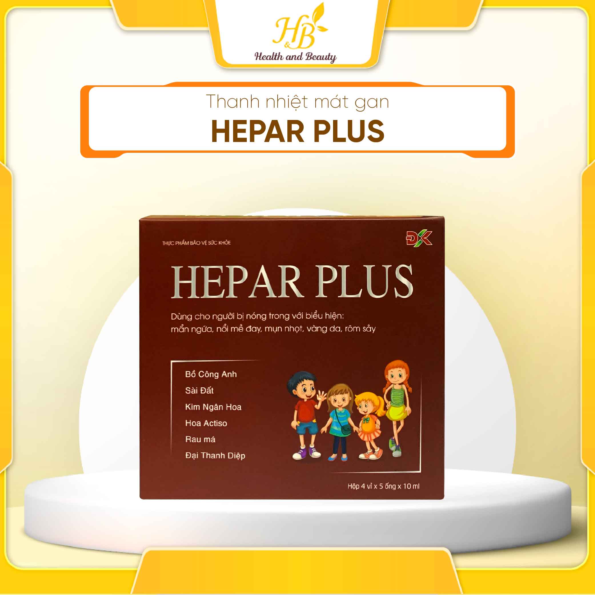 Ống Uống Thanh Nhiệt, Mát Gan Thiên Nhiên HEPAR PLUS FOBELI - Hộp 20 ...