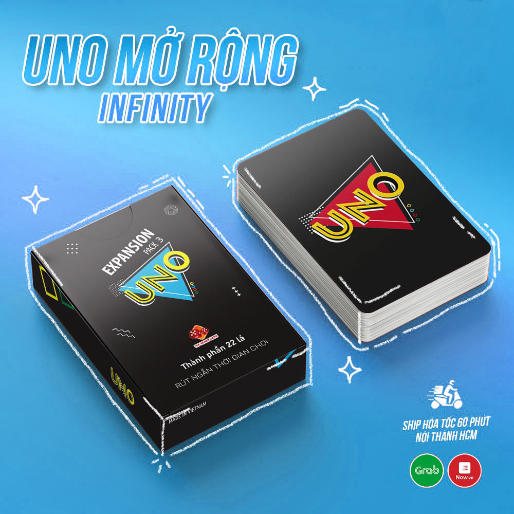 UNO MỞ RỘNG 3 - UNO INFINITY giúp rút gắn thời gian chơi-bản hộp đen ...