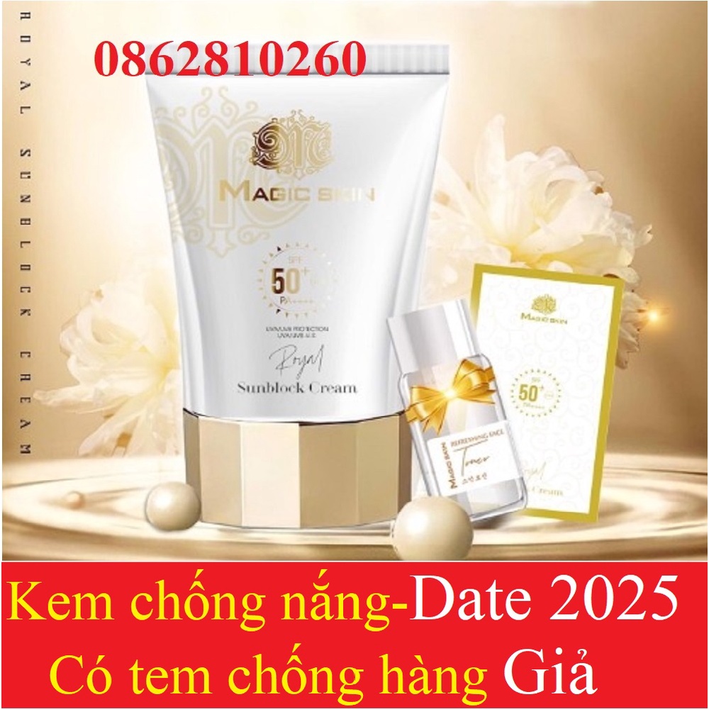 Kem chống nắng MỚI Magicskin Kem chống nắng thảo dược Hoàng cung royal ...