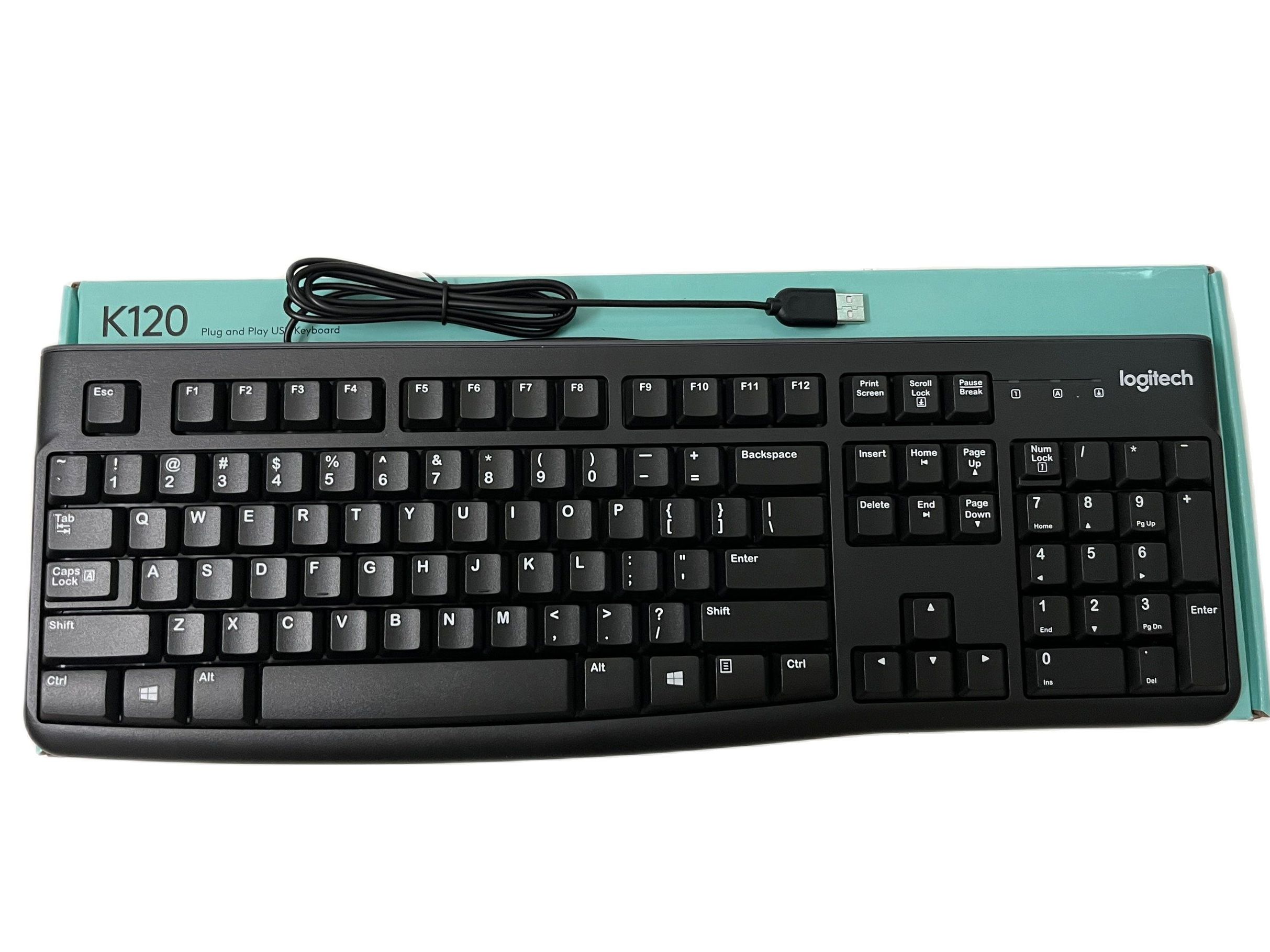 Bàn phím có dây Logitech K120 USB thích hợp văn phòng - HÀNG CHÍNH HÃNG | Lazada.vn